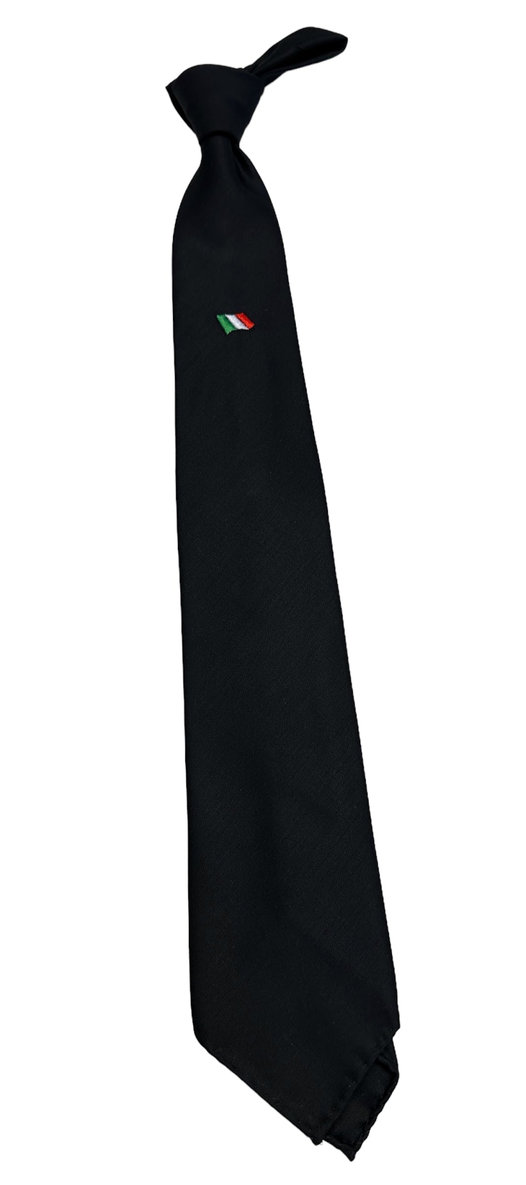 Krawatte mit Italienische Flagge Logo – Rojee Design